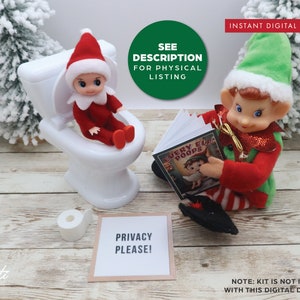 Elf Printable Mini Book, Every Elf Poop, Elf Baby Ideas, Elf Toddler ...