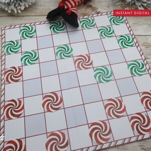 Christmas Printable Elf Checkers, Elf Games, Elf Kit, Elf Ideas, Elf ...