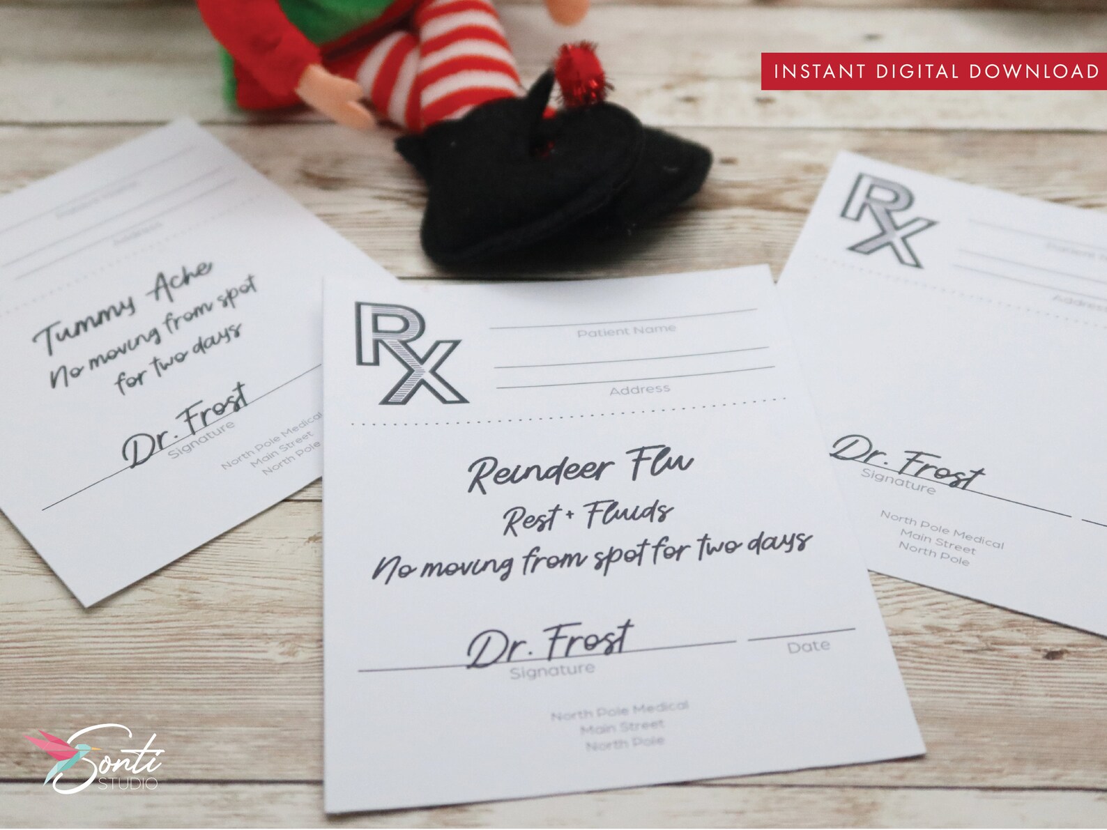 Christmas Printable Elf Sick Notes Elf Kit Elf Ideas Elf - Etsy