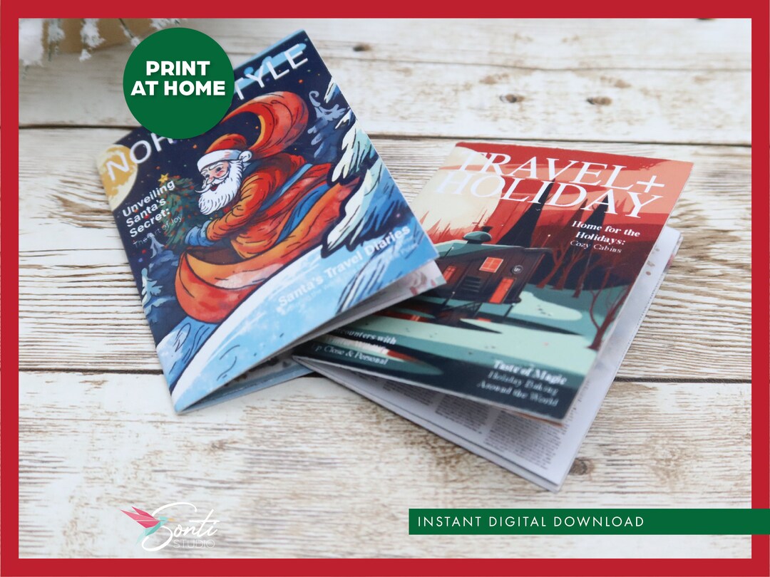 Elf Printable Magazine Christmas, Elf Kit, Elf Ideas, Elf Accessories ...