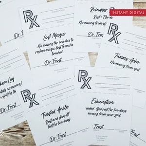 Christmas Printable Elf Sick Notes, Elf Kit, Elf Ideas, Elf Accessories ...