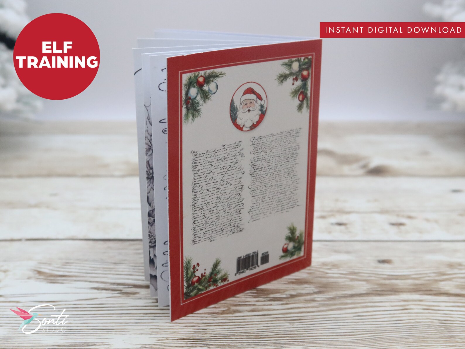 Elf Printable Mini Book, Elf Training Manual, Elf Baby Ideas, Elf Kit ...