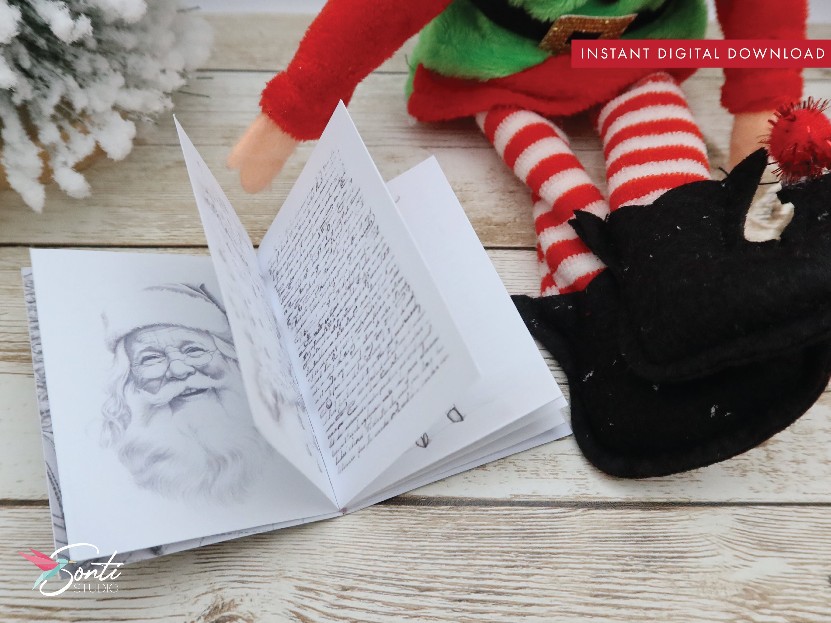 Elf Printable Mini Book, Secrets of the North Pole, Elf Kit, Elf Ideas ...