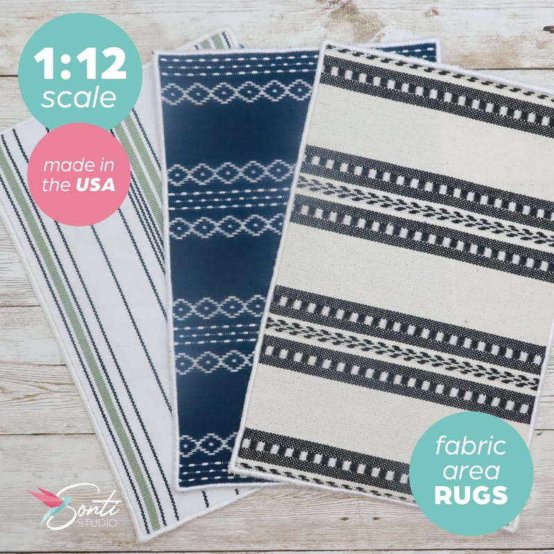 Dolls House Modern Rugs - Etsy