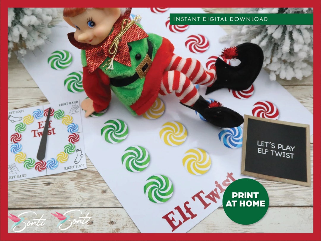 Christmas Elf Printable Twist, Elf Games, Elf Kit, Elf Ideas, Elf ...