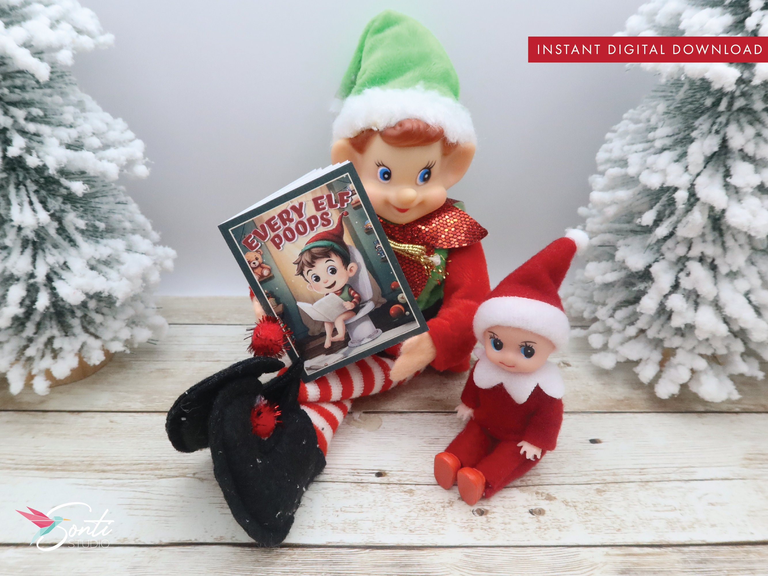 Elf Printable Mini Book Every Elf Poop Elf Baby Ideas Elf - Etsy Australia