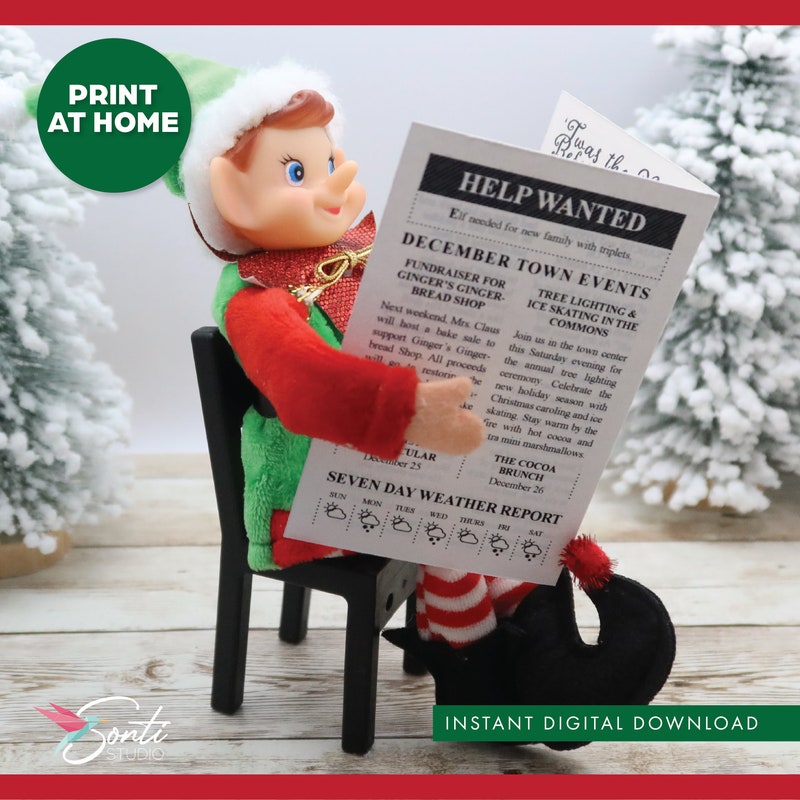 Elf Printable - Etsy