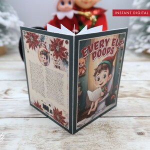 Elf Printable Mini Book, Every Elf Poop, Elf Baby Ideas, Elf Toddler ...