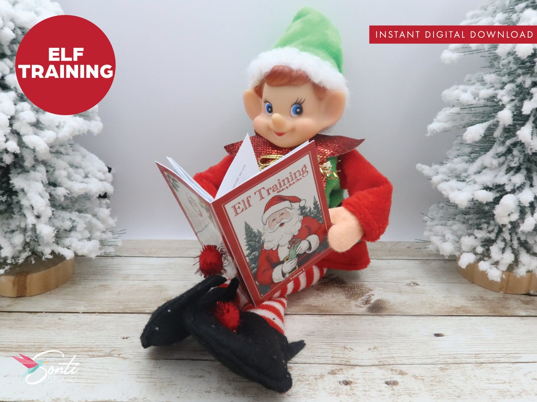 Elf Printable Mini Book, Elf Training Manual, Elf Baby Ideas, Elf Kit ...