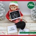 Christmas Printable Elf Ultrasound, Elf Sonogram Announcement, Elf Baby ...