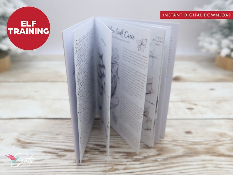 Elf Printable Mini Book, Elf Training Manual, Elf Baby Ideas, Elf Kit ...
