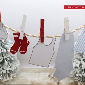 Christmas Printable Elf Laundry Day, Elf Kit, Elf Ideas, Elf ...