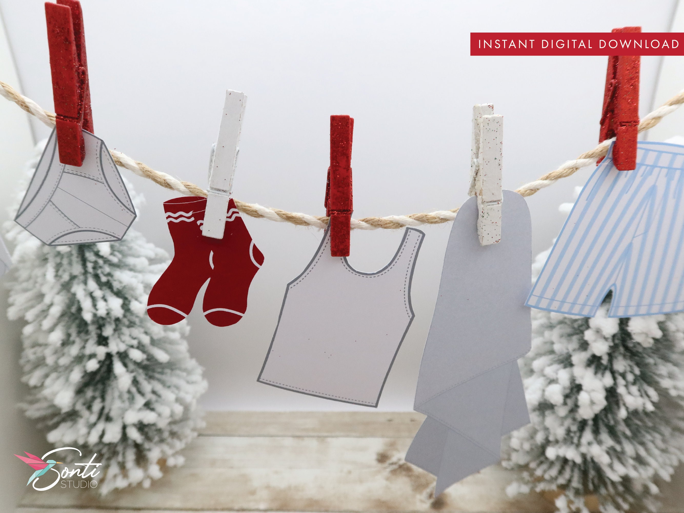 Christmas Printable Elf Laundry Day, Elf Kit, Elf Ideas, Elf ...