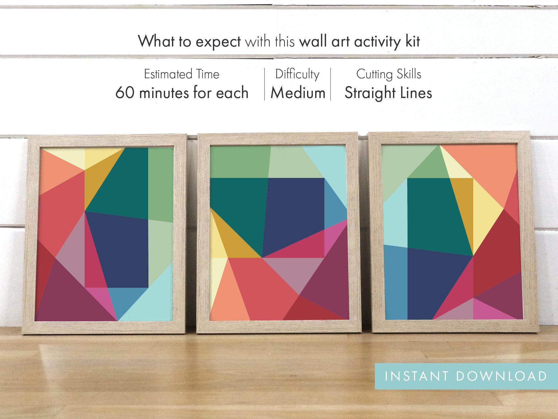 Wall Art Activity Do It Yourself Kit Do It Yourself Print - Etsy