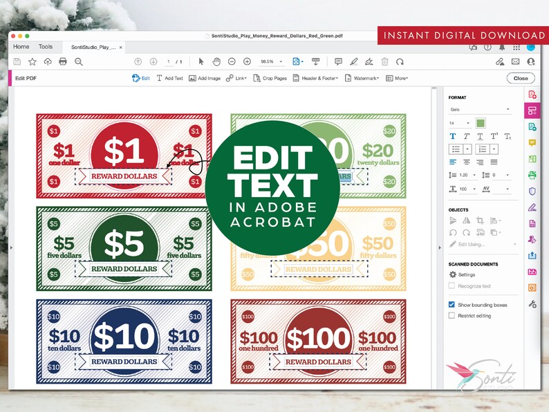 Elf Printable Play Money, Reward Dollars, Elf Kit, Elf Ideas, Elf ...