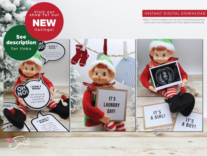 Elf Printable Magazine Christmas Elf Kit Elf Ideas Elf Etsy
