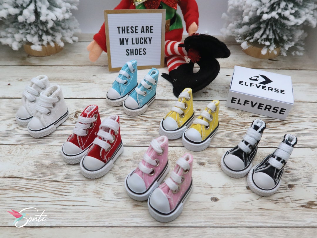 Christmas Elf Sneakers Shoes, Elf Shoes, Elf Ideas, Elf Accessories ...