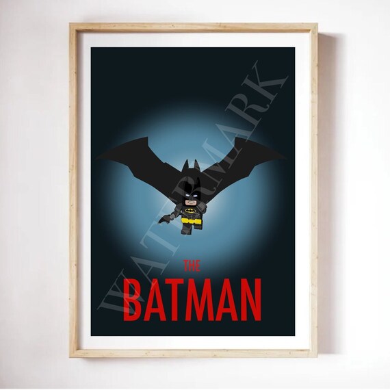 THE LEGO BATMAN Poster - Etsy