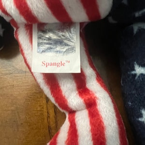 New TY Spangle Bear 1999 Beanie Baby - Etsy