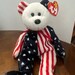 New TY Spangle Bear 1999 Beanie Baby - Etsy