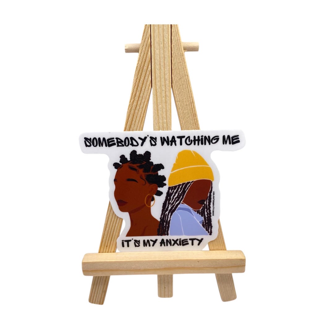 Doechii Inspired Anxiety Sticker: Melanated Waterproof Vinyl Laptop ...