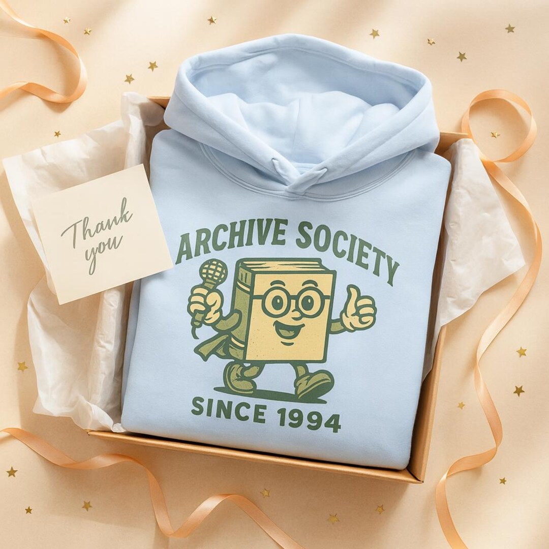 Subtle Kpop Merch Namjooning Archive Society 1994 Hoodie – Retro Book ...