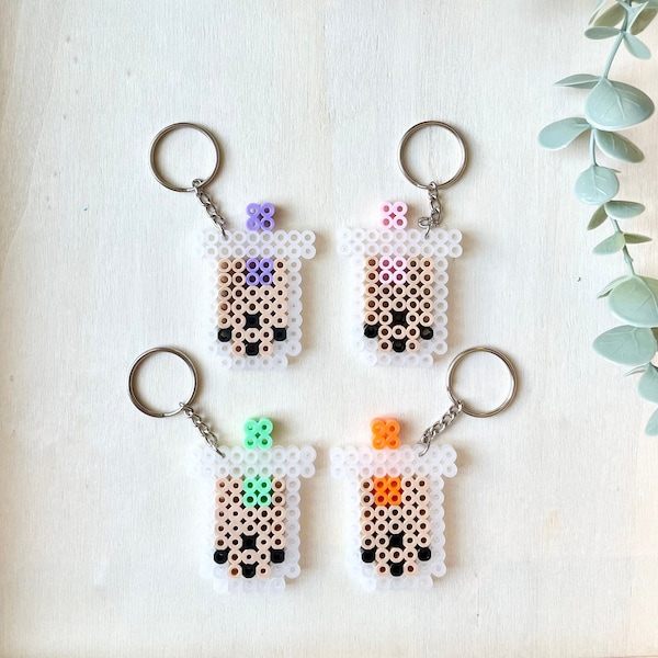 Perler Bead Keychain - Etsy