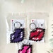 Lipstick Lips Perler Bead Keychain - Etsy