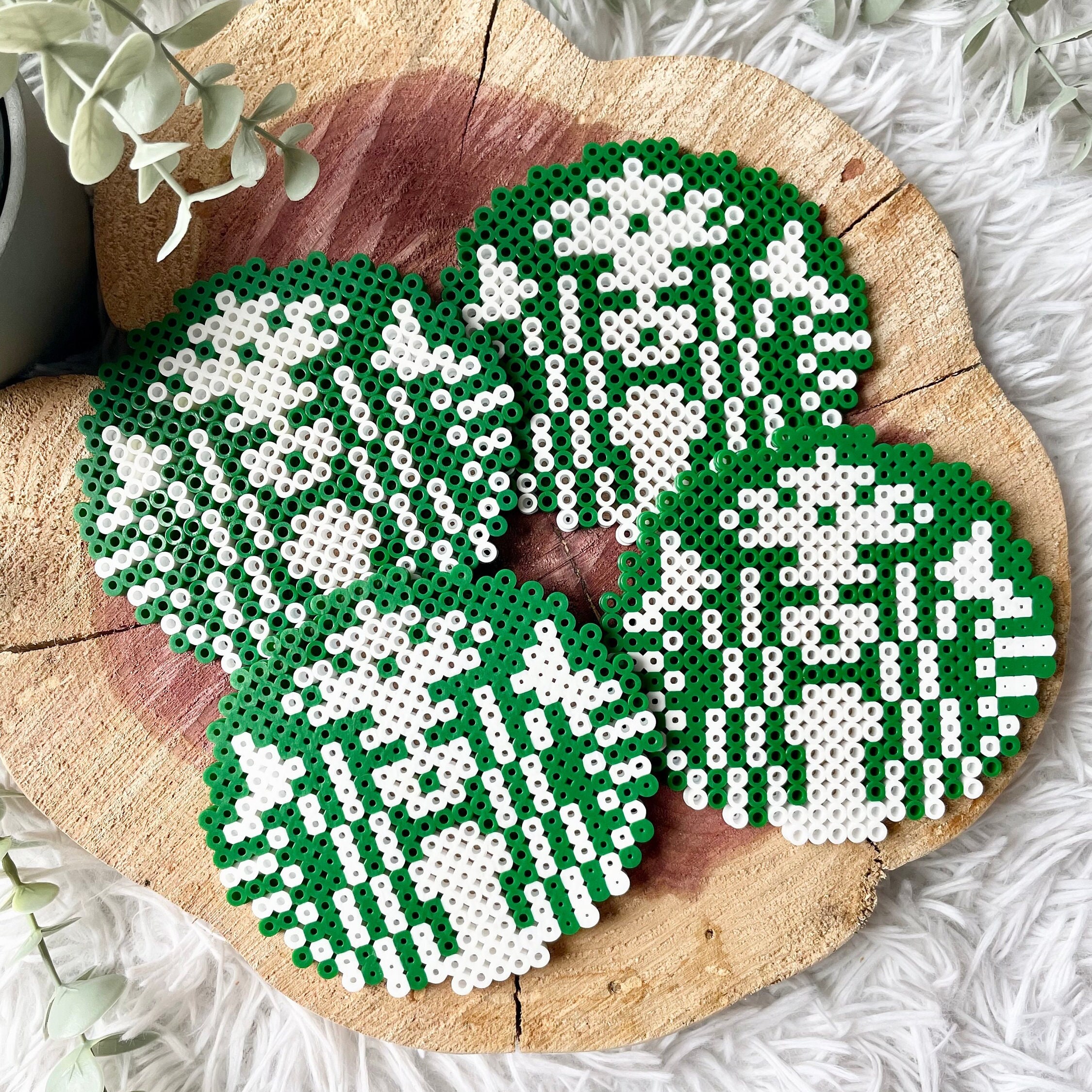 Starbucks Coffee Pixel Coasters (set of 4) - Etsy