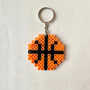 Basketball Soccer Football Baseball Sport Perler Bead Keychain - Etsy