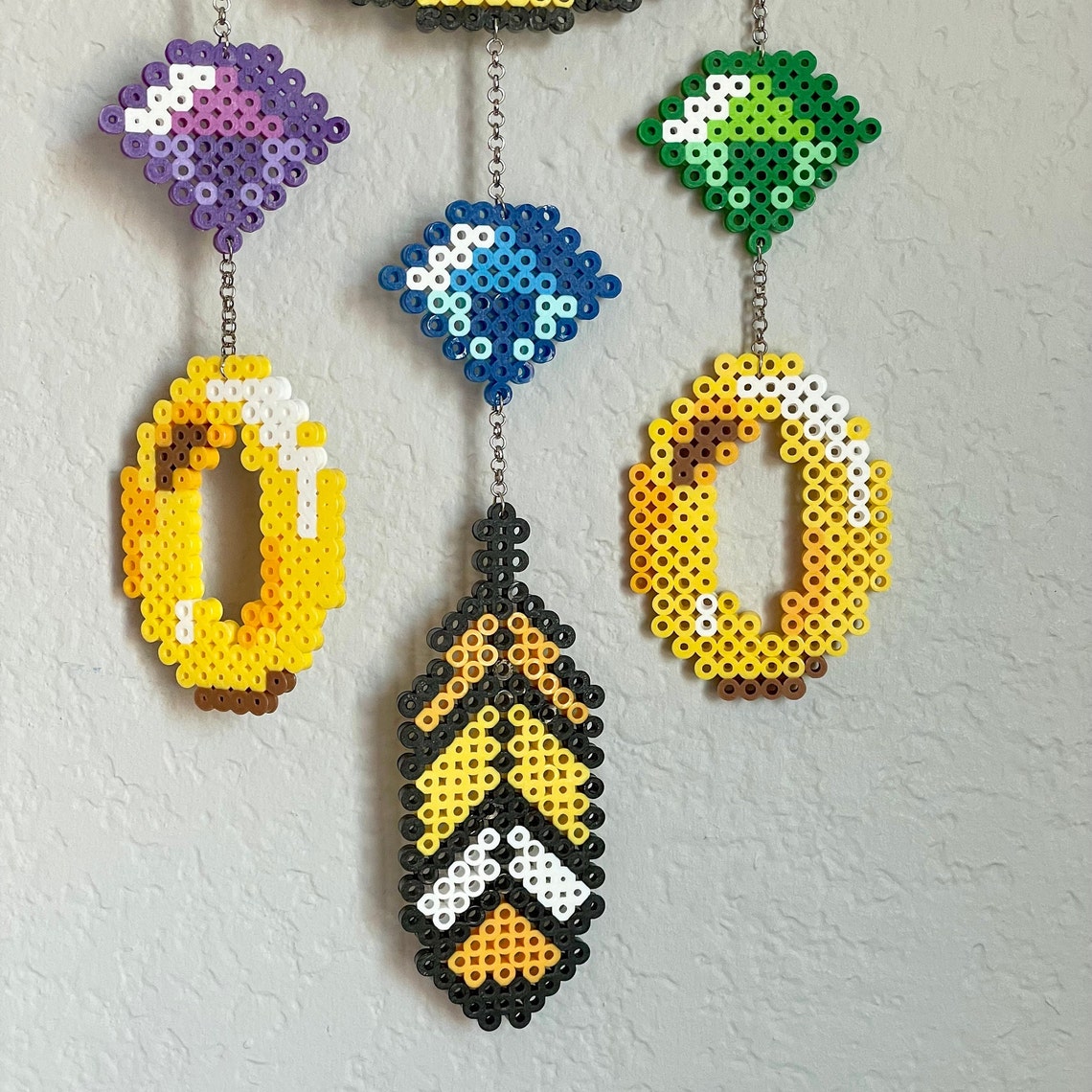 Super Sonic Perler Beads Dream Catcher - Etsy