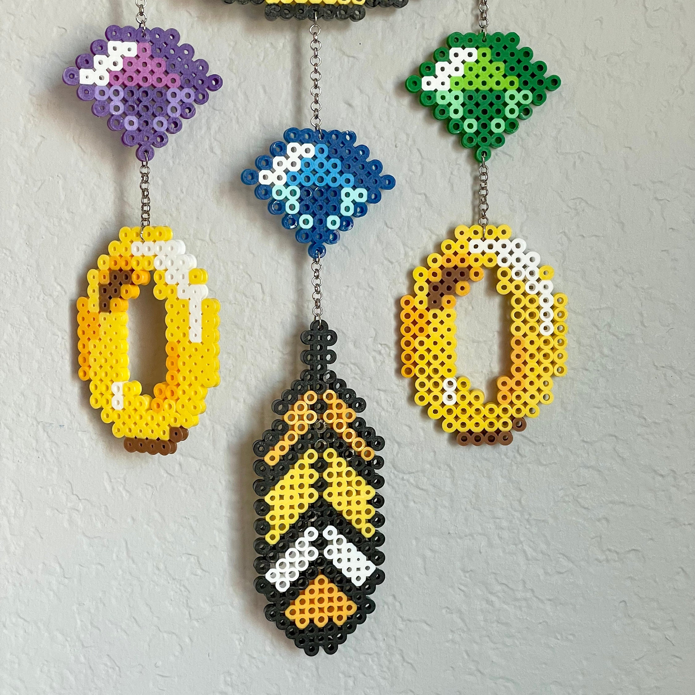 Super Sonic Perler Beads Dream Catcher - Etsy
