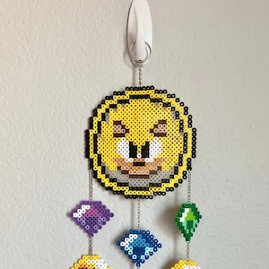 Super Sonic Perler Beads Dream Catcher - Etsy
