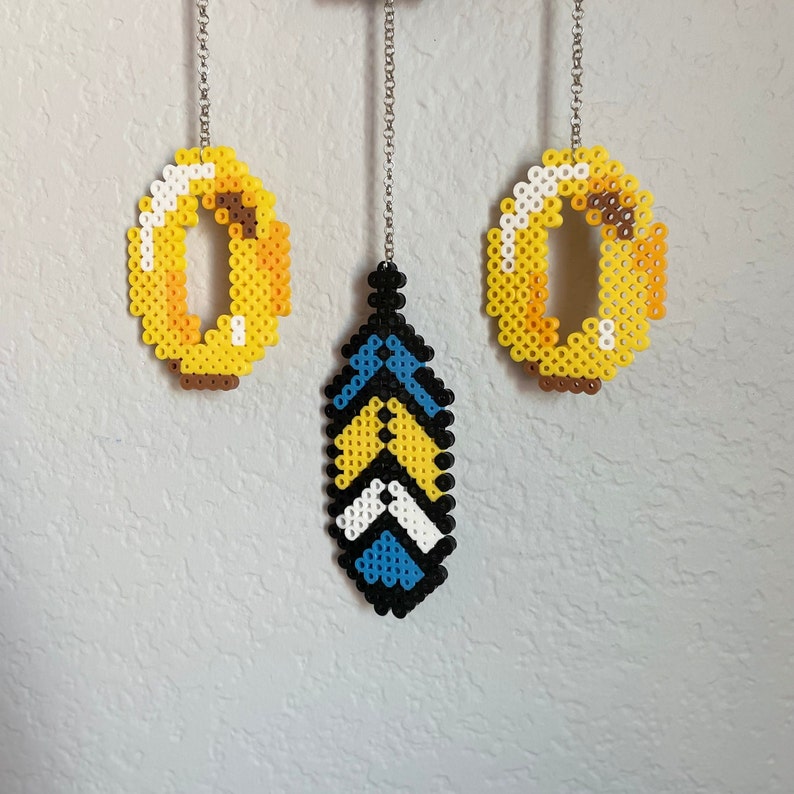 Half Sonic Supersonic Perler Beads Dream Catcher - Etsy