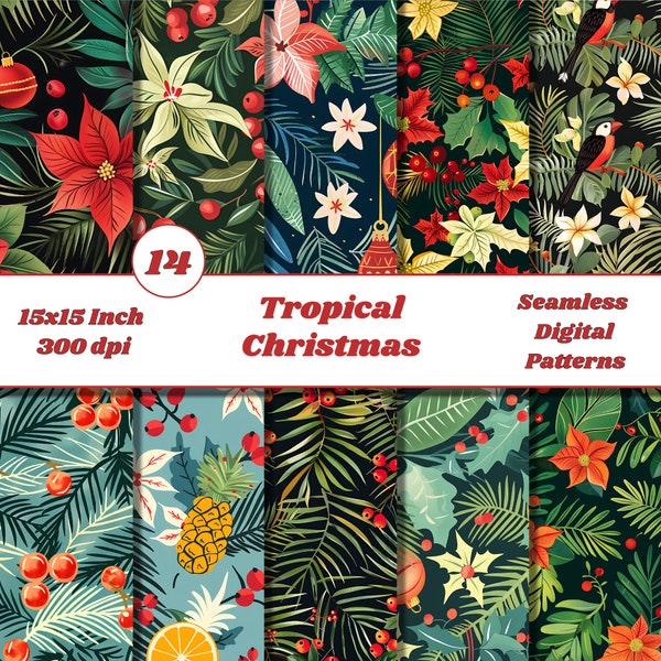 Tropical Christmas - Etsy