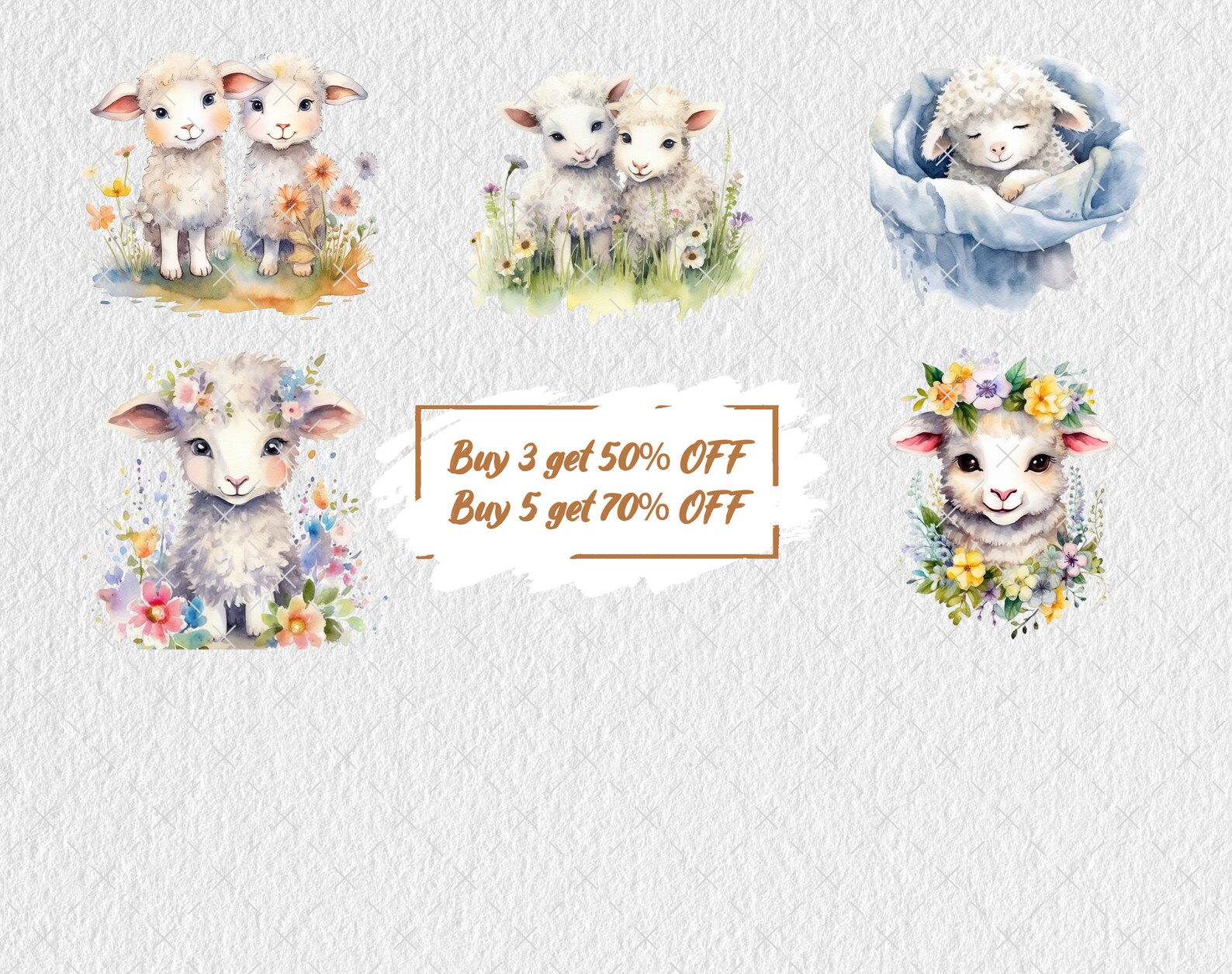 Watercolor Baby Sheep Clipart Cute Sheep Clipart Watercolor Sheep Png ...