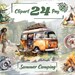 Watercolor Camping Clipart Camper Van PNG Clipart Camping Backpack ...
