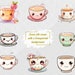 Cute Kawaii Tea Clipart, Cute Tea PNG Digital Download, Tea ...