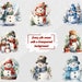 Snowman Clipart, Cute Snowman PNG, Christmas Decor, Transparent Clipart ...