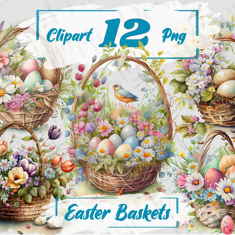 Easter Egg Basket - Etsy