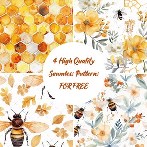 Watercolor Bumble Bee Clipart, Wasp Clip Art, Bug Clipart Bundle ...