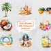 Beach Day Bundle Sea Clipart Summer Vacation PNG Swimming Clip Art PNG ...
