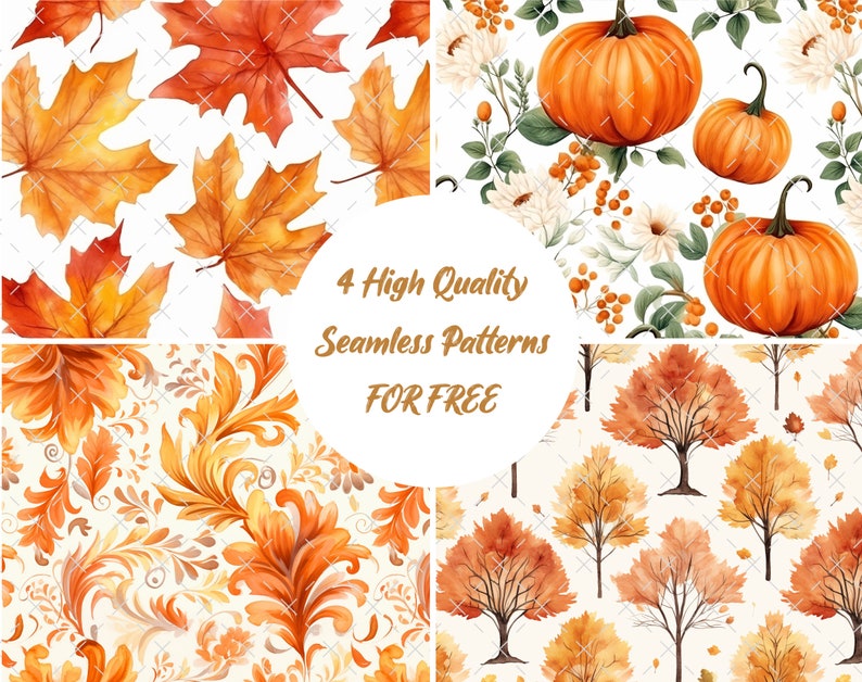 Watercolor Fall Farmhouse Clipart Autumn Clipart Farm Barn Clipart Fall ...