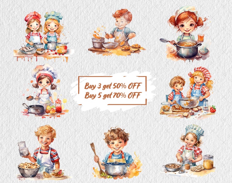 Little Chef Clipart Cooking Clipart Nursery Clipart PNG Chef Clipart ...