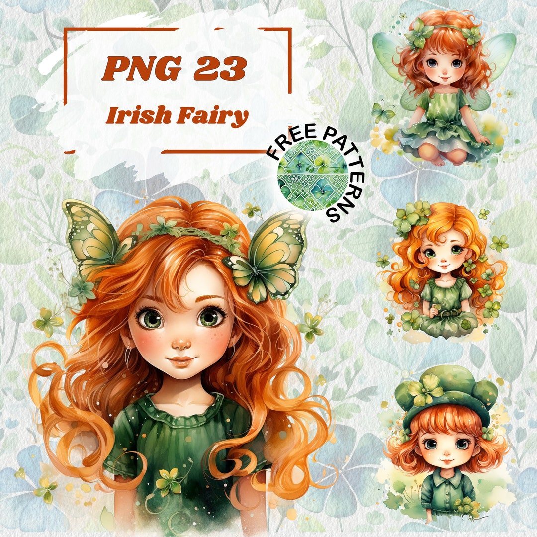 Green Fairy Clipart Irish Ireland Fairy PNG Clipart St Patricks Day ...