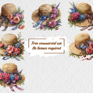 Hats Watercolor Clipart Bundle, PNG Hat Images, Fashionable Graphics ...