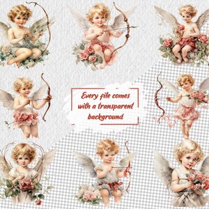 Cute Cupid Clipart, Valentine Cupid PNG, Valentine Day Clipart, Cupid ...