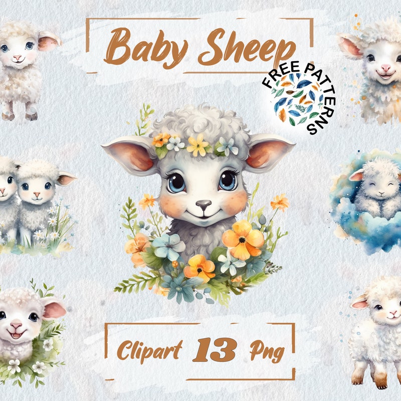 Baby Sheep Svg - Etsy
