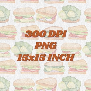 Watercolor Sandwich Clipart Fast Food Clipart Grilled Cheese PNG ...