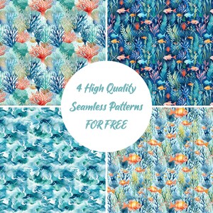 Underwater Life Clipart Summer PNG Clipart Fish PNG Bundle Sea Life ...